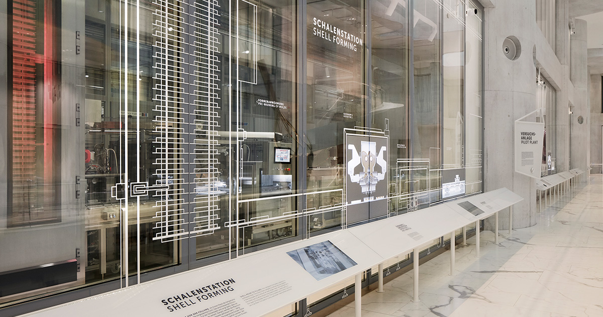 A glimpse into the glass-windowed chocolate factory